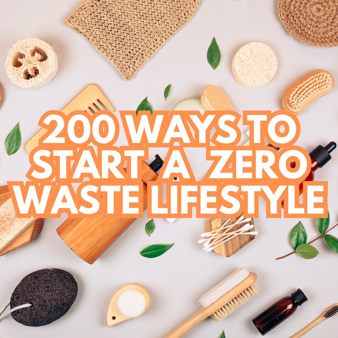 Zero Waste Lifestyle Guide Waste-free Sustainability Eco-friendly ...