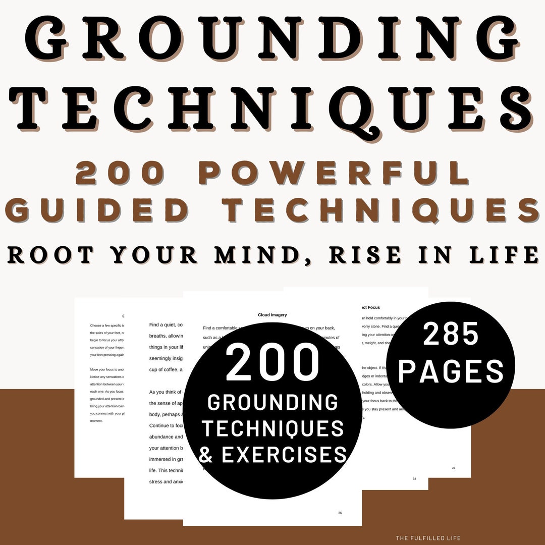Grounding Techniques Therapy Earthing Mindfulness Calming Ecotherapy ...