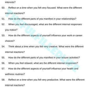 IFS Therapy Bundle Internal Family Systems Parts Map Work Questions ...