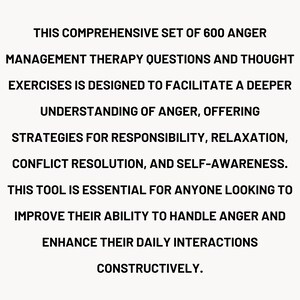 Anger Management Therapy | Angry Coping Questions Impulse Control ...