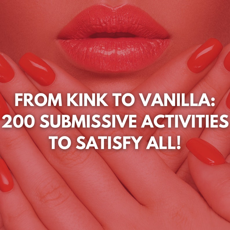 Submissive Activities Tasks Ideas Guide Bdsm Kink Activity Sub