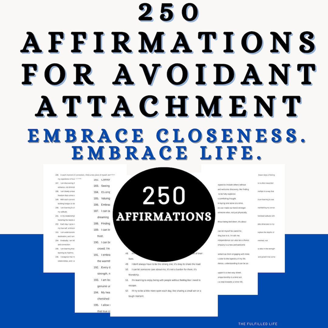 Affirmations for Avoidant Attachment | Guided Meditations to Heal ...