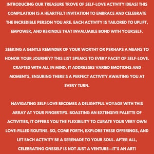 Self-love Activity Ideas Self-care Activities Mindfulness Gratitude ...