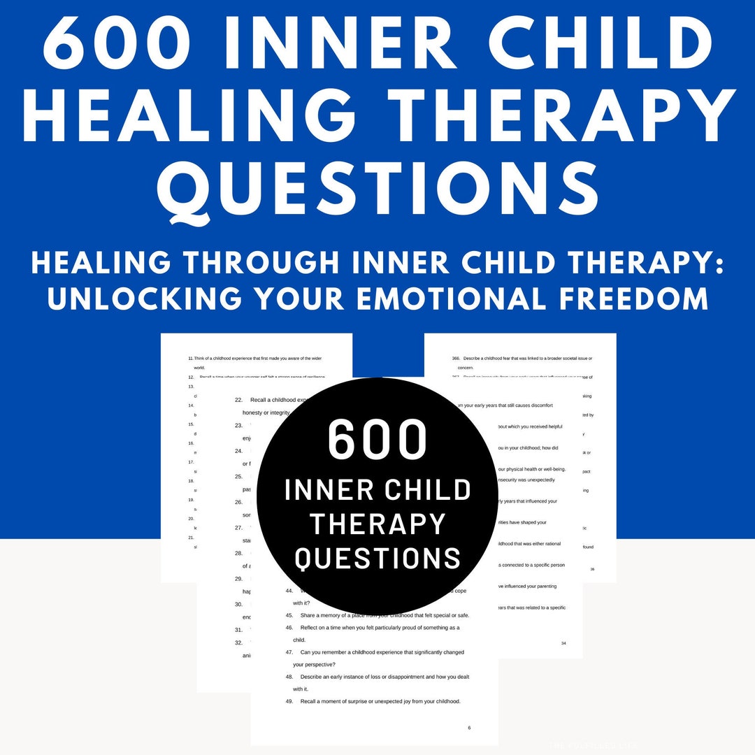 600 Inner Child Healing Therapy Questions Reparent Childhood Neglect ...