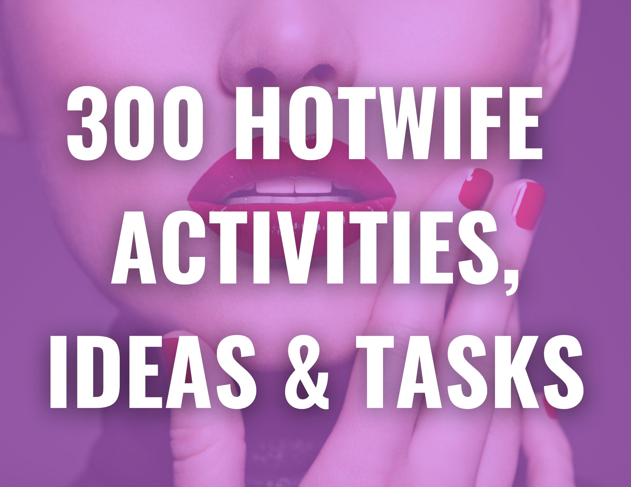 Hotwife Activity Ideas Guide Cuckold Bull Activities Etsy