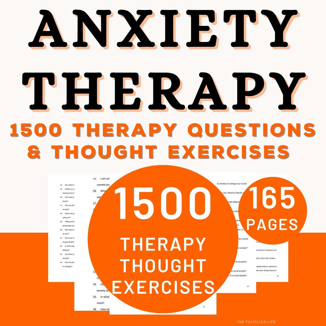 Anxiety Therapy | PTSD Triggers Worksheet | Panic Attack Stress Relief ...