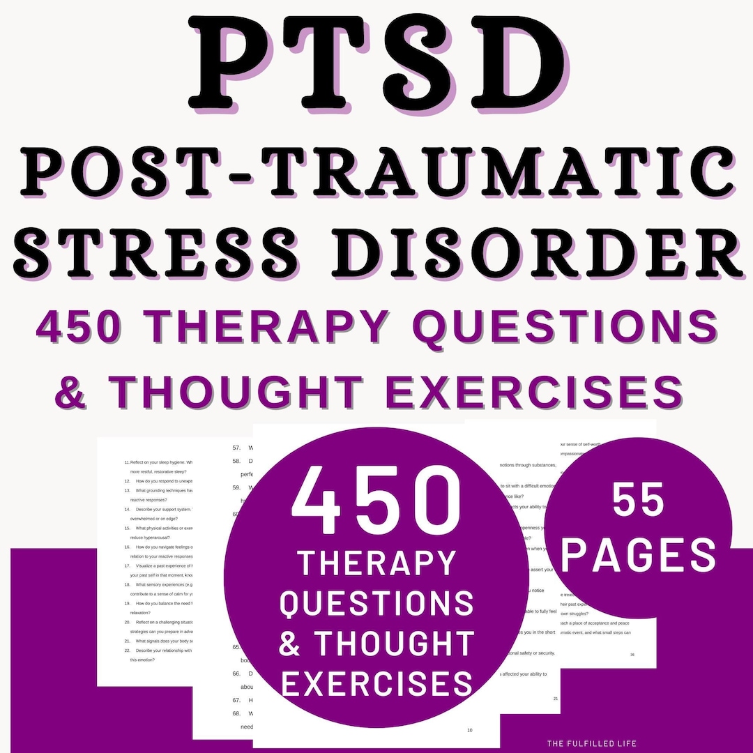 PTSD Post-traumatic Stress Disorder Therapy Trauma Healing Questions ...