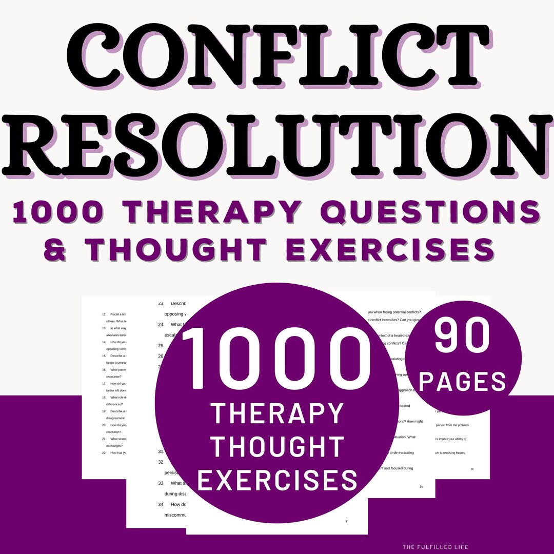 Conflict Resolution Therapy | Processing Conflict Relationship ...