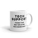 Tech Support Mug, Helpdesk Coffee Cup, Information Technology Geek Help ...
