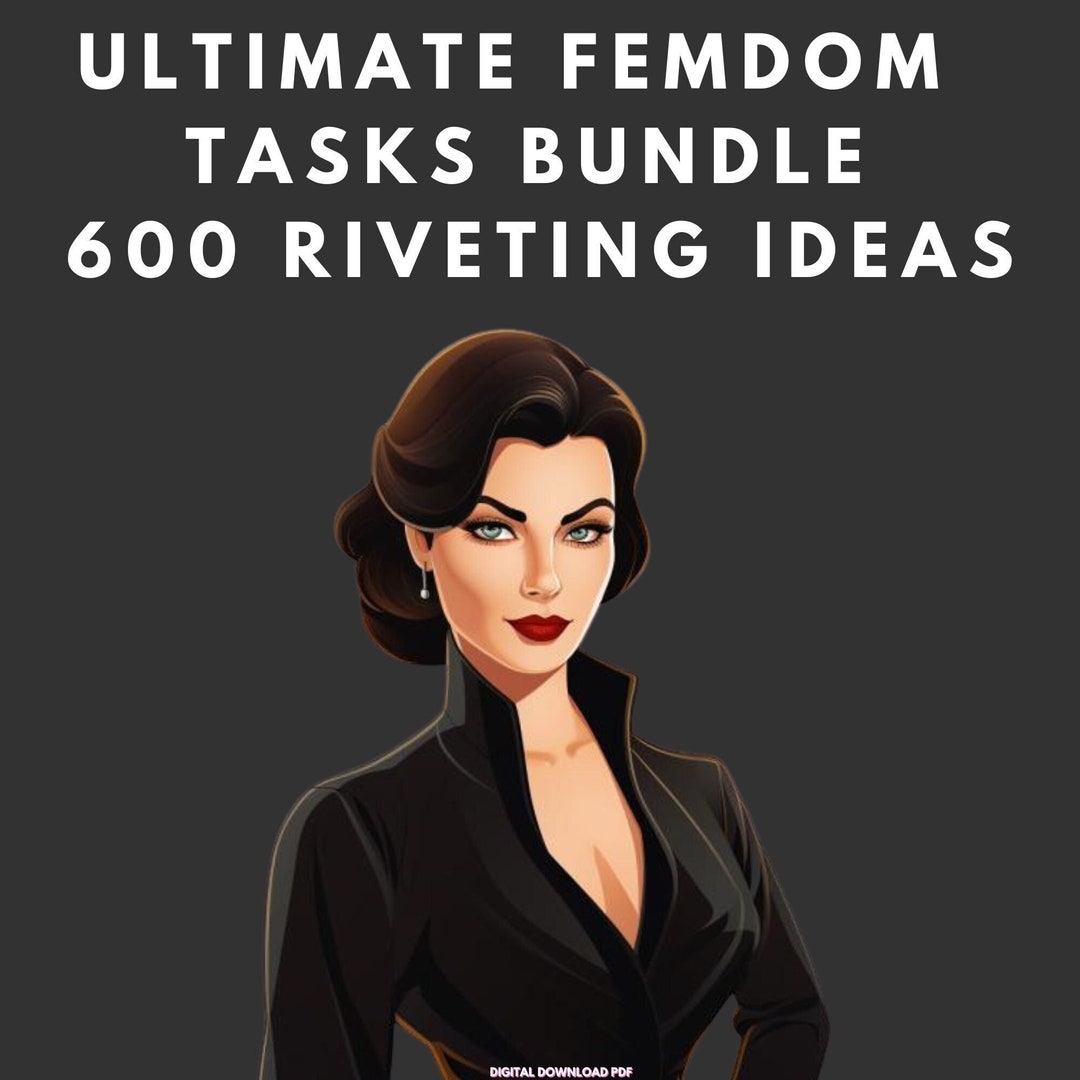 Femdom Tasks Activities Bundle BDSM Dominatrix Submissive Activity ...