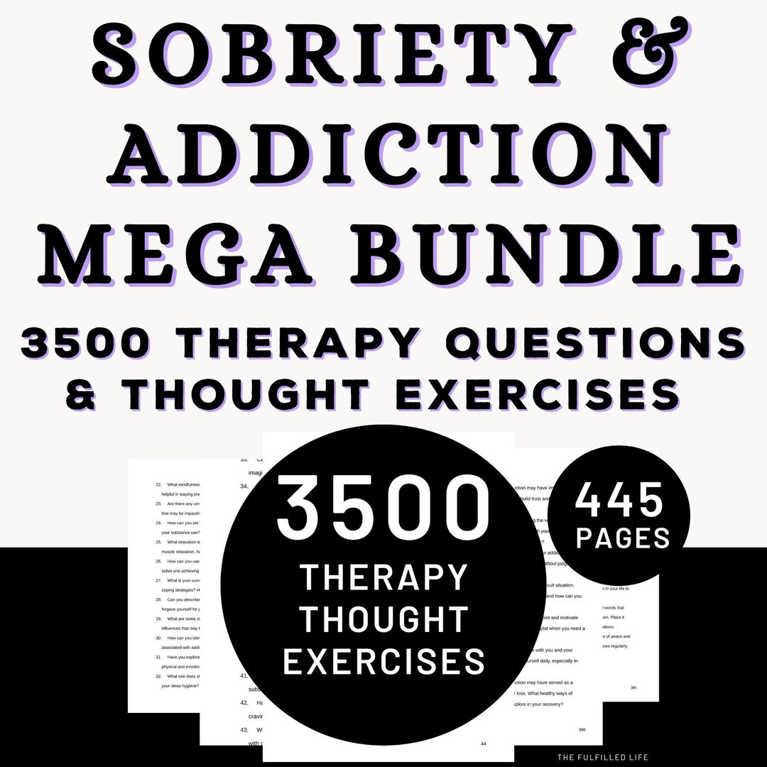 Sobriety Therapy Addiction Questions Exercises | Recovery Relapse ...