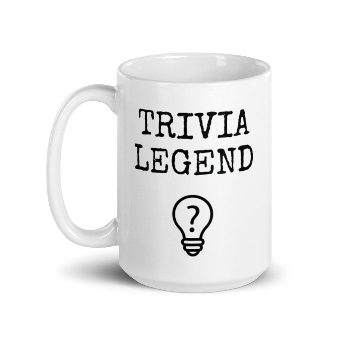 Trivia Legend Mug Game Night Coffee Cup Funny Trivia Board - Etsy