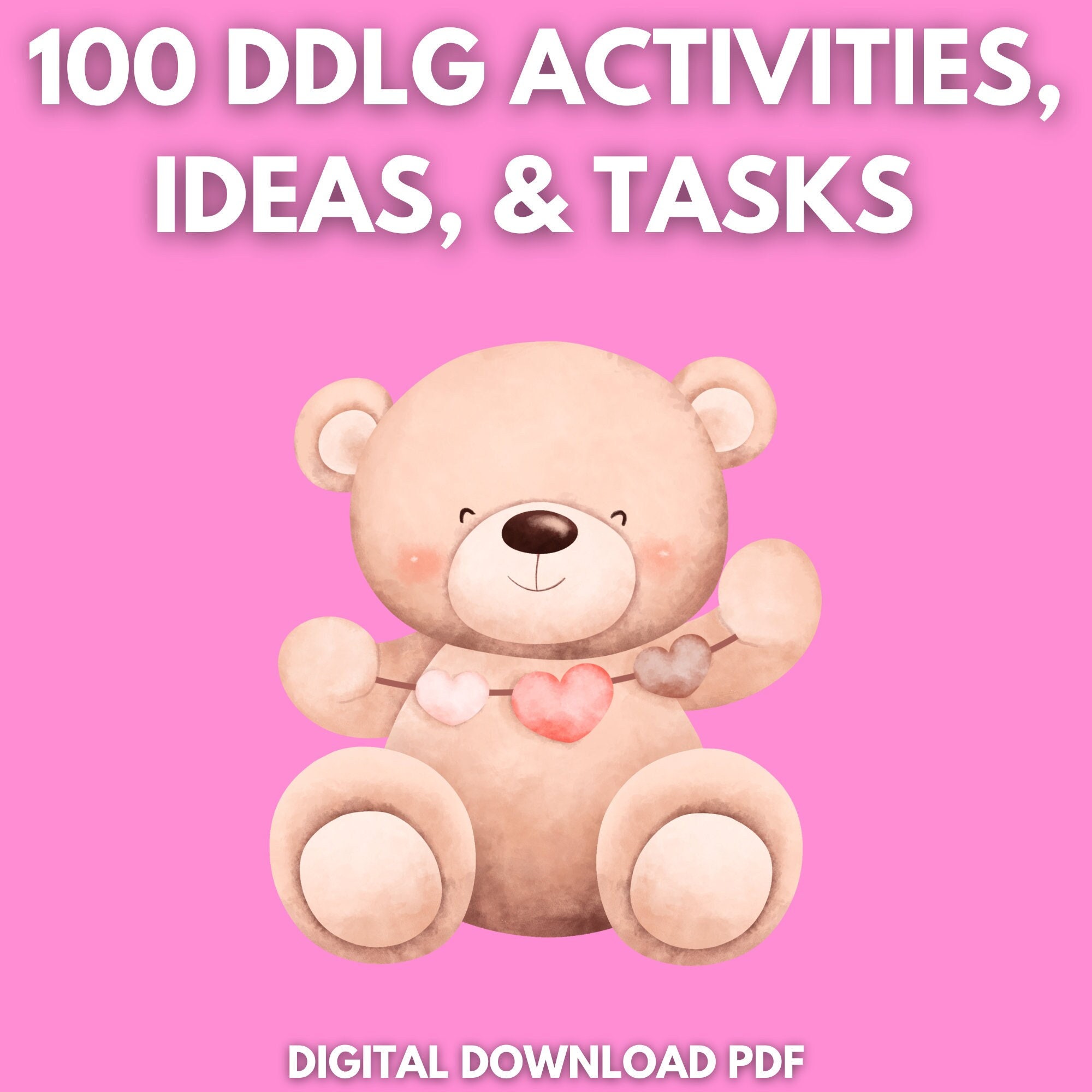 DDLG Tasks Ideas Activities Guide Adult Little Space Daddy Dom Babygirl ...