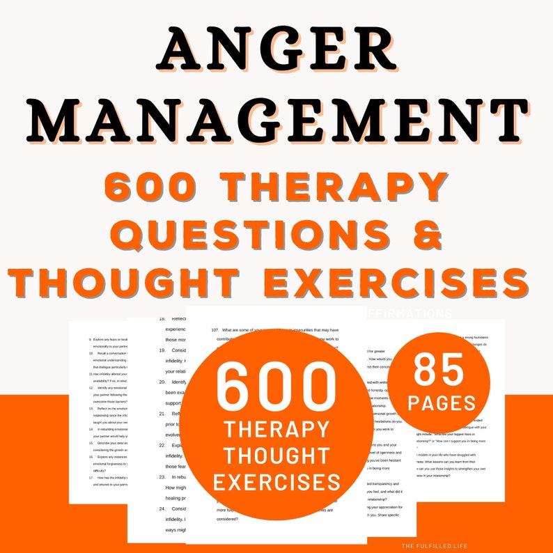 Anger Management Therapy | Angry Coping Questions Impulse Control ...
