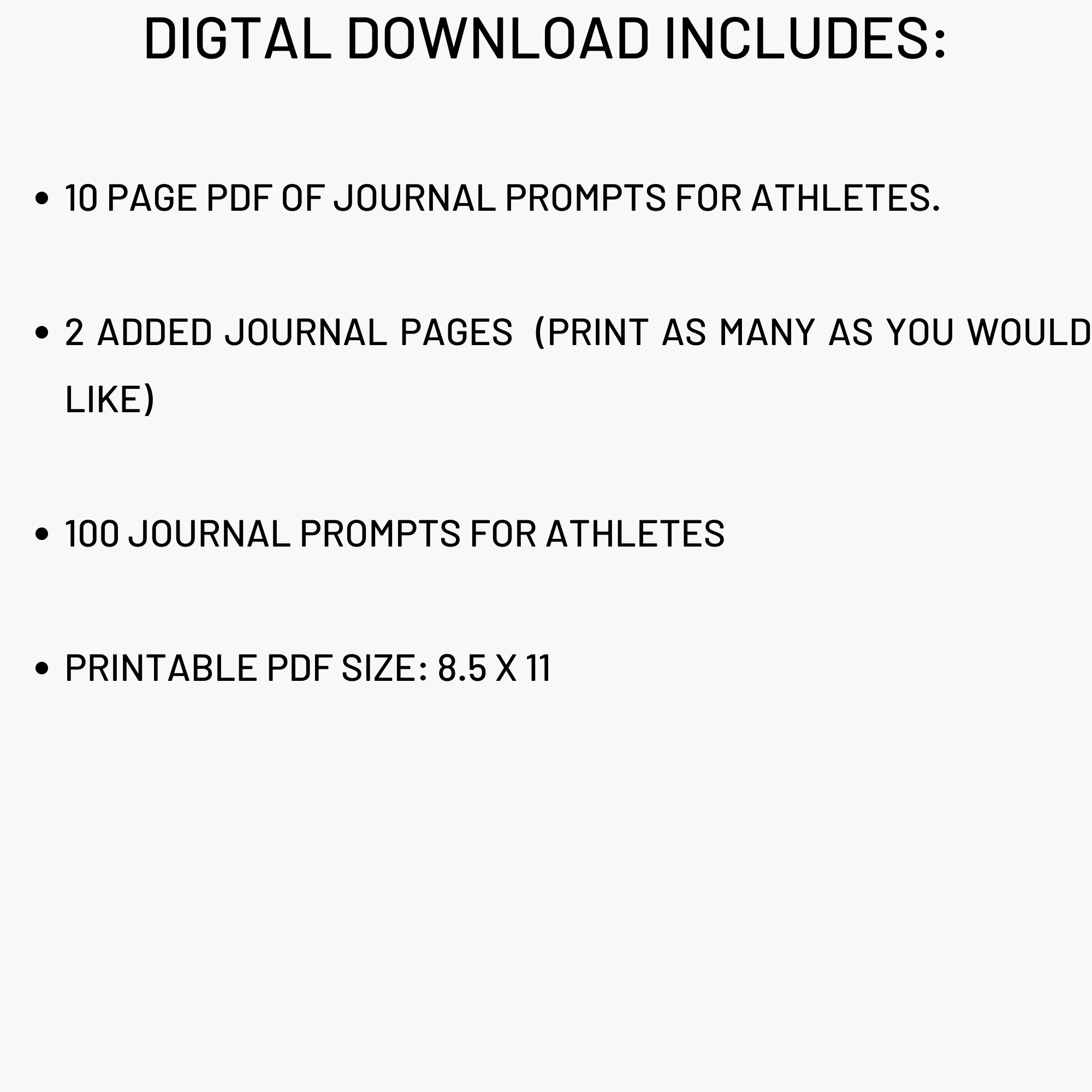 Journal Prompts for Athletes, 100 Journaling Sports Questions, Ideas ...