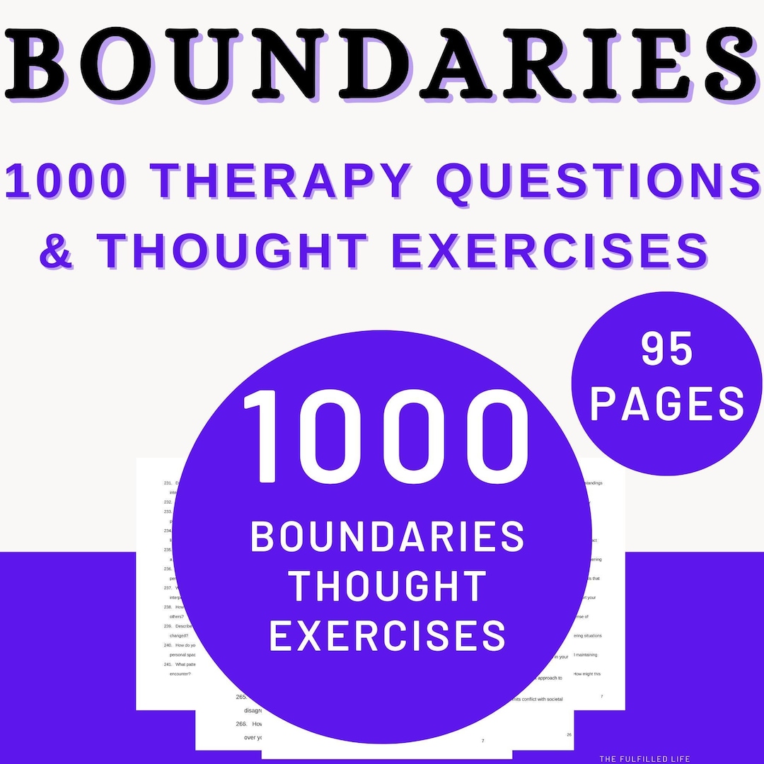 Boundaries Therapy Relationship Conflict Boundary Setting Assertiveness ...