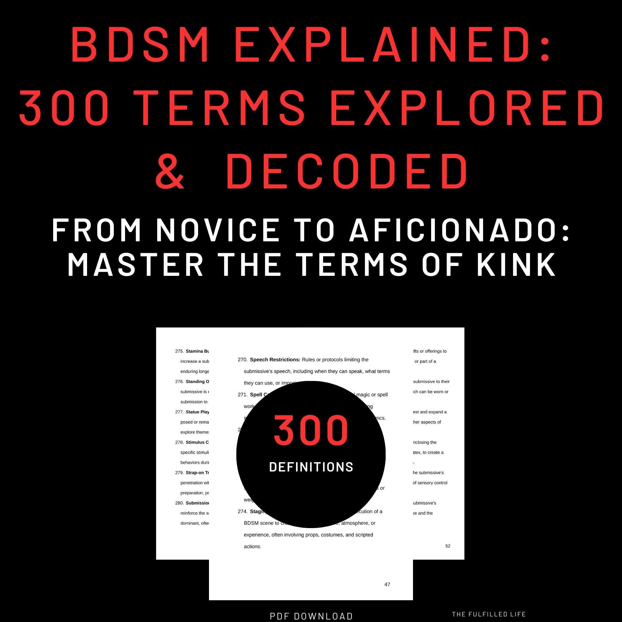 300 BDSM Definitions Kink Glossary Submissive Dominant Kinklist ... 300 BDSM Definitions Kink Glossary Submissive Dominant Kinklist ...