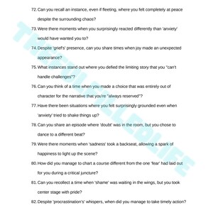 Narrative Therapy Questions | Psychotherapy Questionnaire | Therapeutic ...