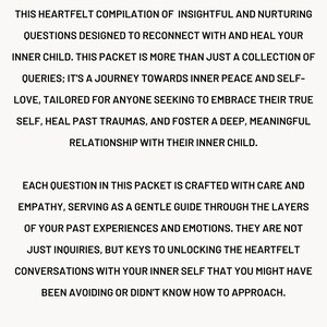Healing Inner Child Therapy Questions | Reparenting Childhood Trauma ...
