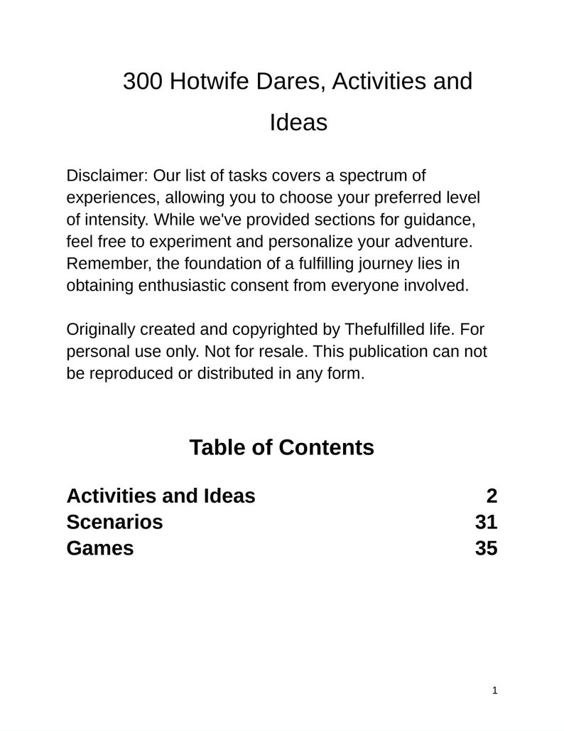 Hotwife Activity Ideas Guide | Cuckold Bull Activities | Couple Swinger ...