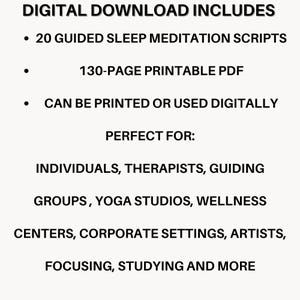 Sleep Meditation Script Bedtime Guided Affirmation Therapy Deep ...