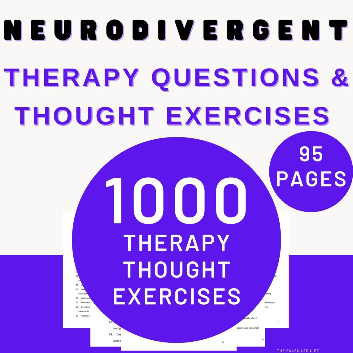 Neurodivergent Therapy | Neurodivergence Autism Worksheet ...