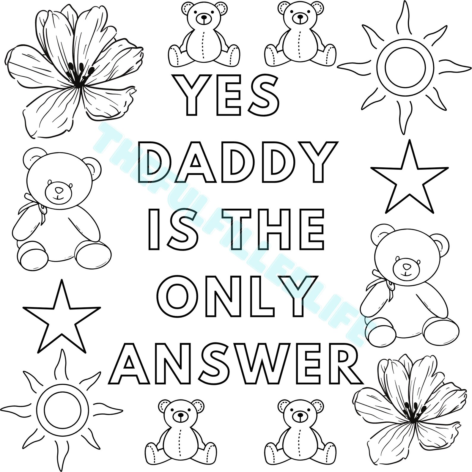 Ddlg Coloring Pages 5, Adult Coloring Book Little Space Activity Gift ...