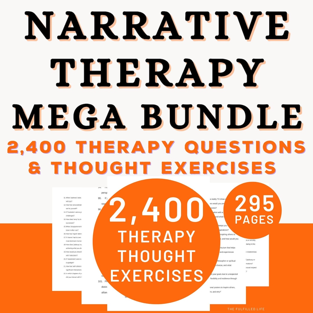 Narrative Therapy Bundle Life Reframing Session Intervention Worksheet ...