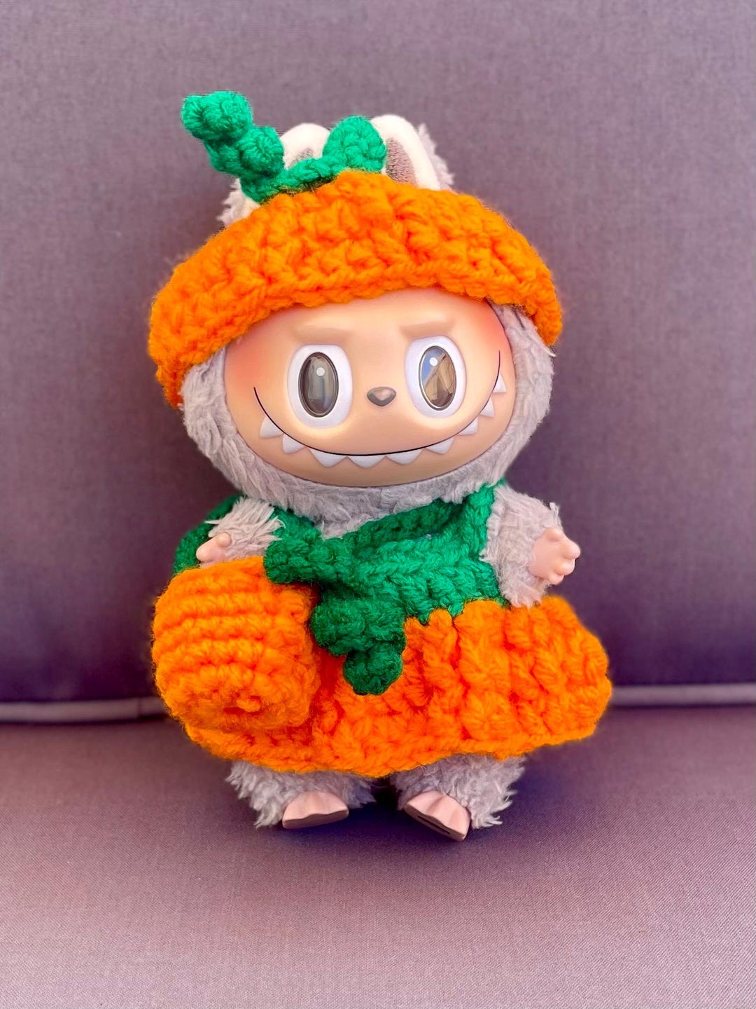 Crochet Labubu Pumpkin Costume: Dress & Hat - Etsy