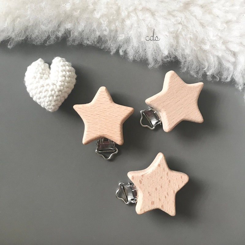 Wood Pacifier Clip - Etsy