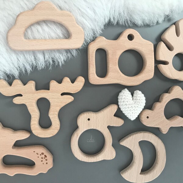 Wooden Teethers - Etsy