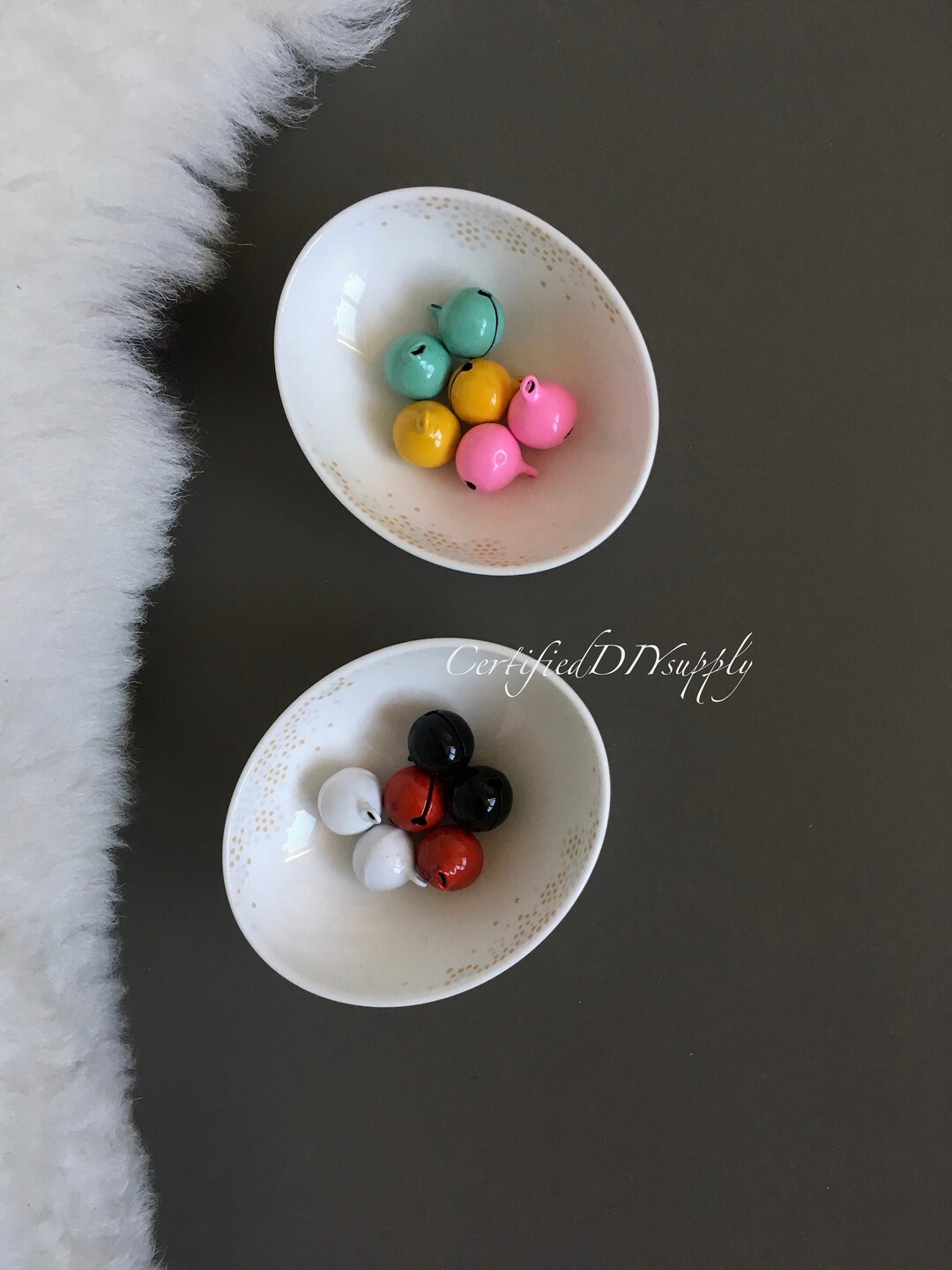 2 Color Steel Bells/ 12mm Metal Jingle Bell/ Brass Bells/ Christmas ...