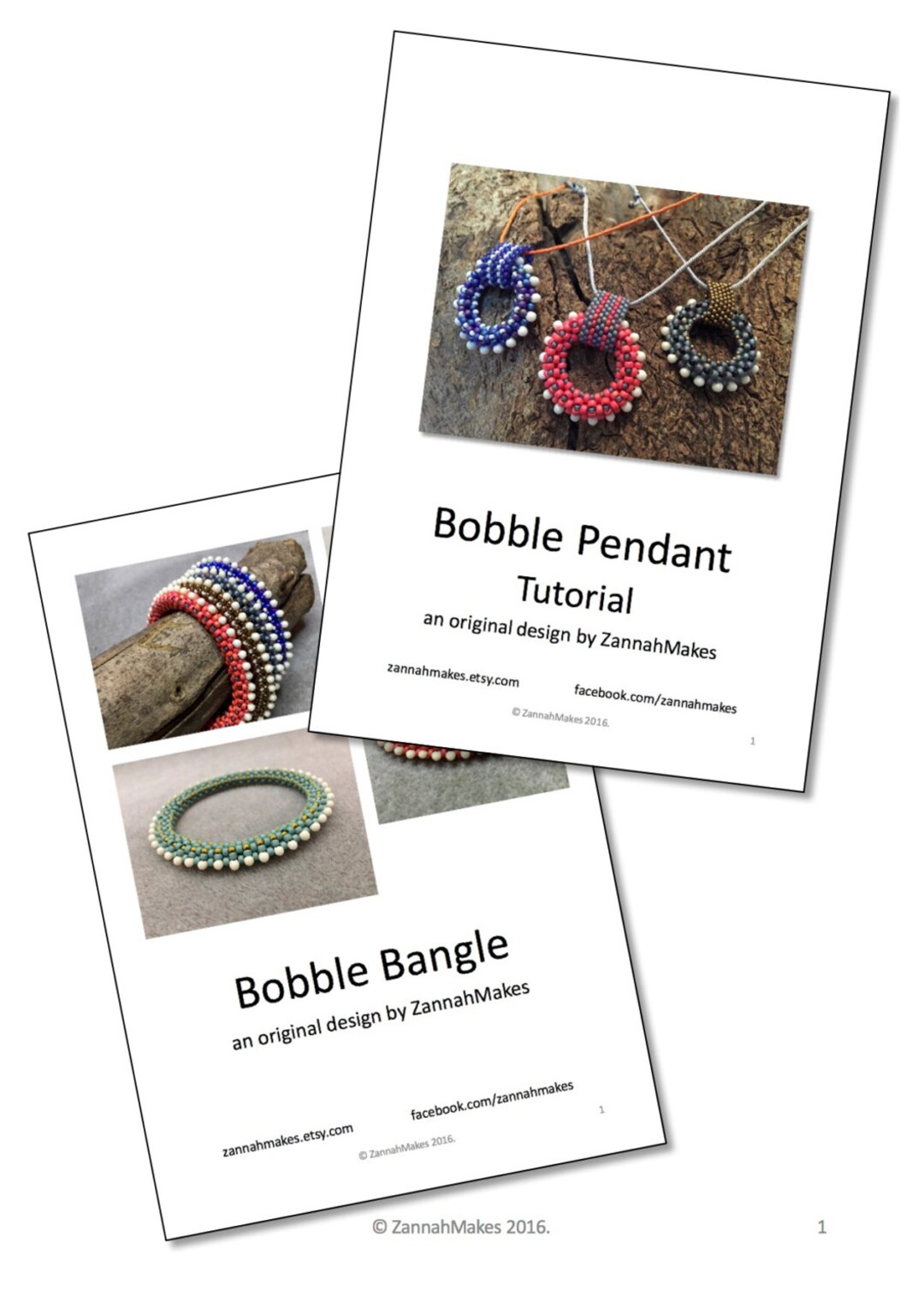 Beading Photo Tutorial Pattern Instructions Two Pattern Bundle. Beaded ...