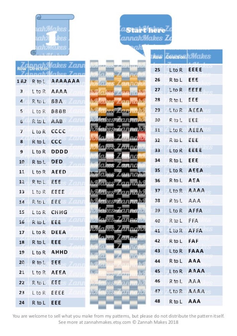 Carrier Bead Patterns Odd Count Peyote Reversible Skyline - Etsy UK Carrier Bead Patterns Odd Count Peyote Reversible Skyline - Etsy UK