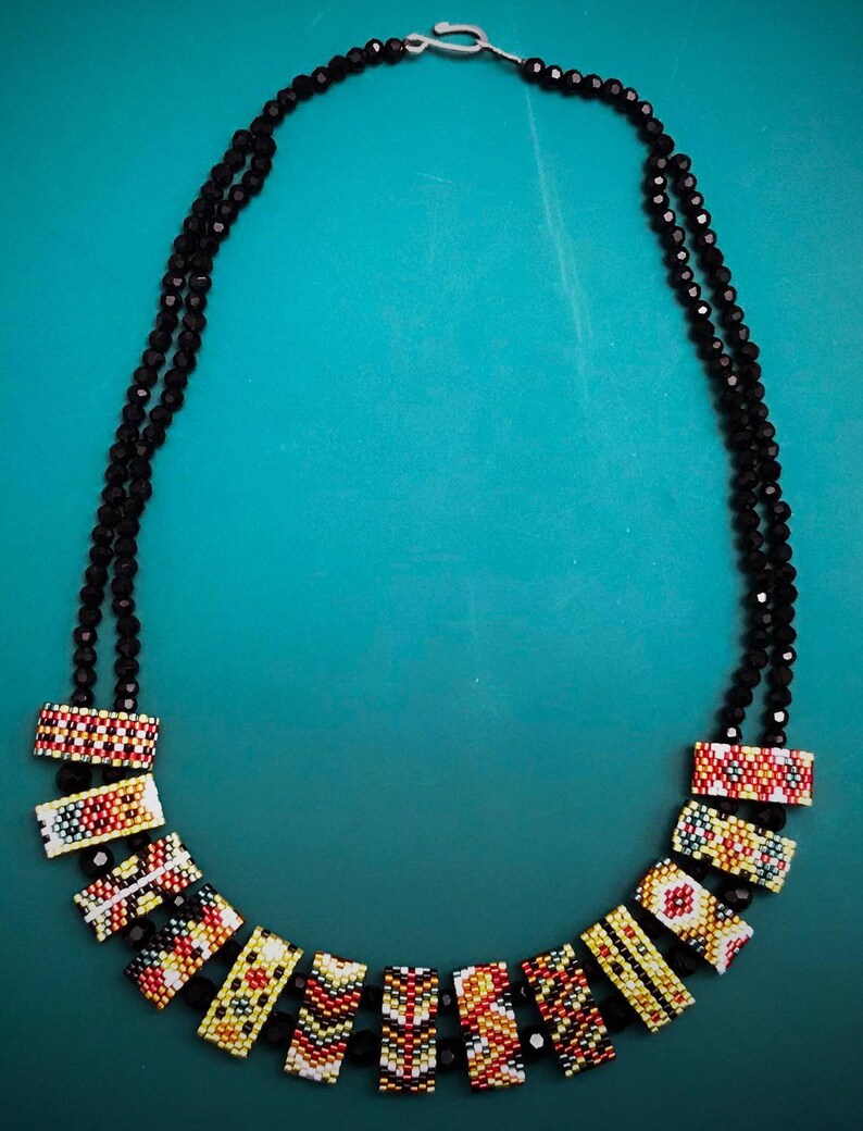 6 Colour Carrier Bead Patterns Odd Count Peyote Six-colour - Etsy Canada