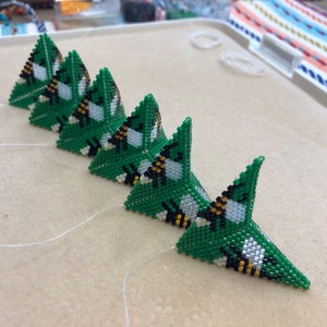 3D Peyote Hum of Bees Star, New Video Style Pattern, Geometric Beading ...