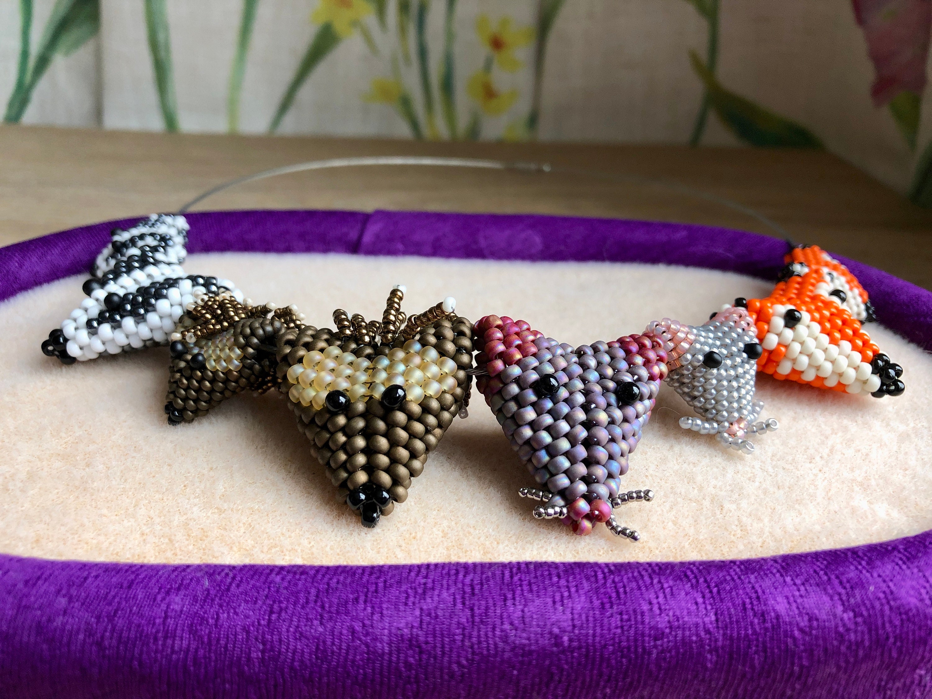 Critter Bead Bundle Hedgehog Badger Fox and Mouse. 3D - Etsy UK