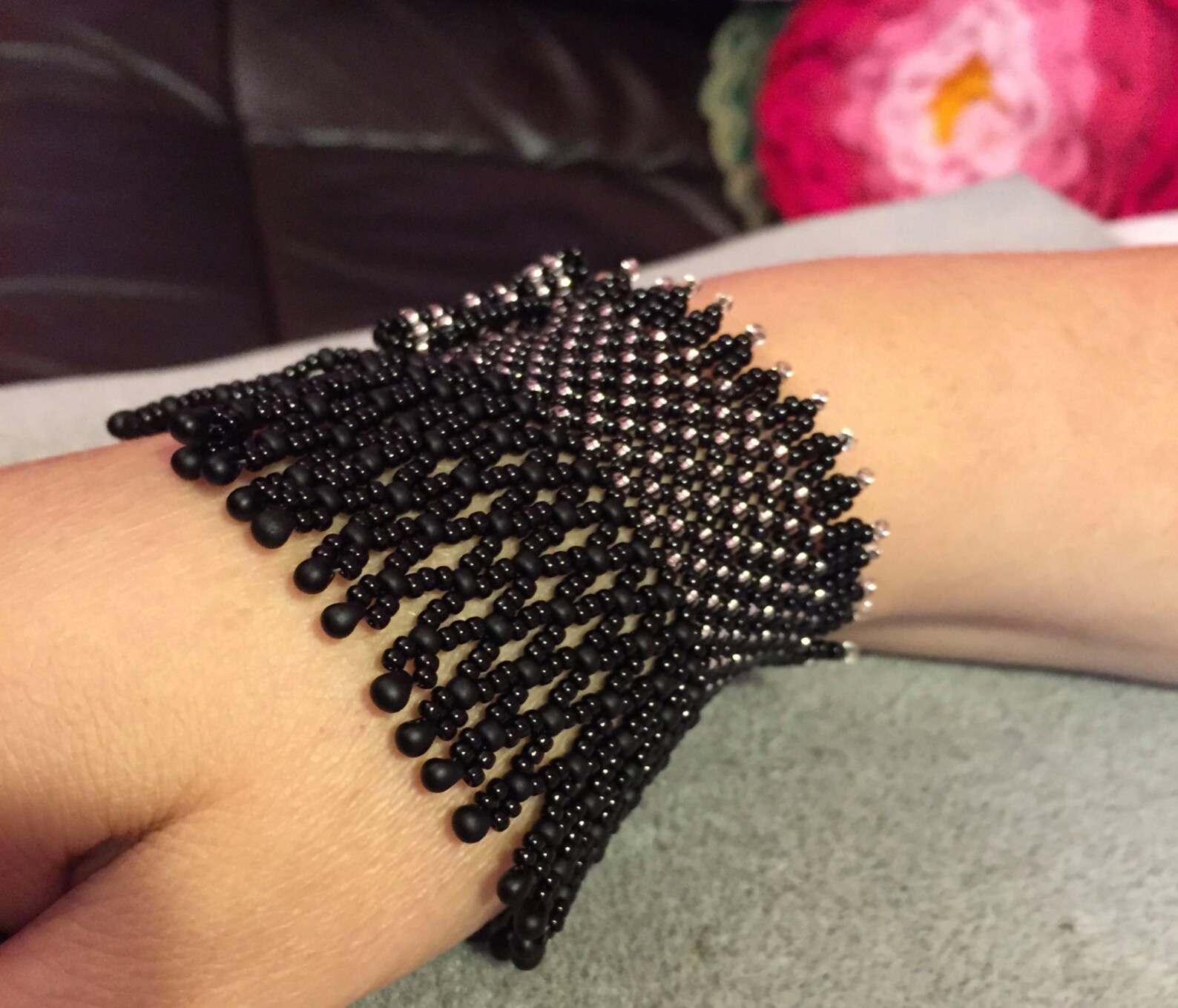 Beading Photo Tutorial Pattern Instructions Vintage Lace | Etsy