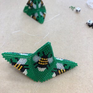 3D Peyote Hum of Bees Star, New Video Style Pattern, Geometric Beading ...