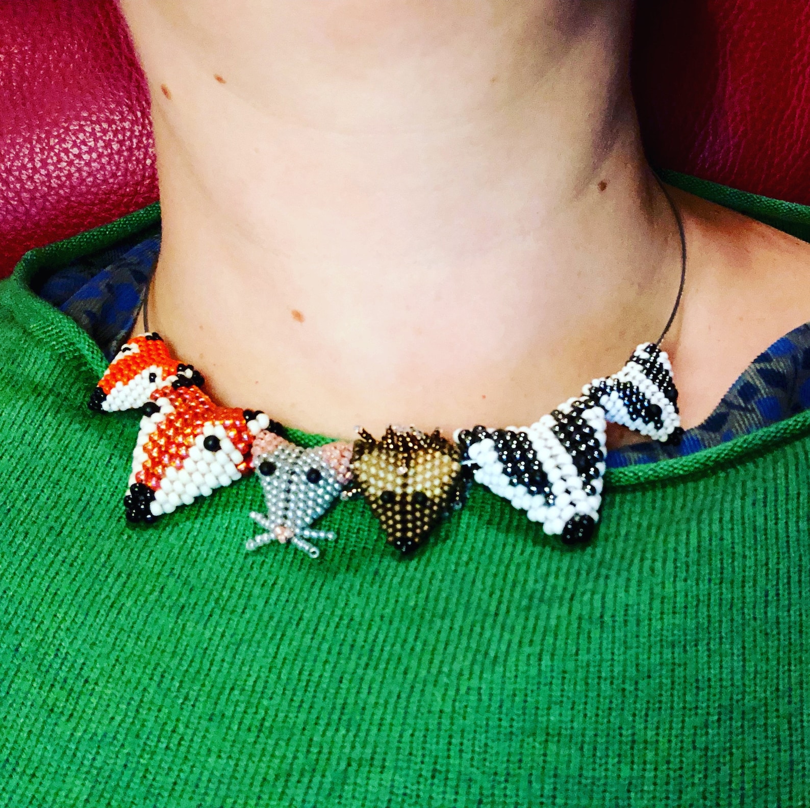 Critter Bead Bundle Hedgehog Badger Fox and Mouse. 3D | Etsy