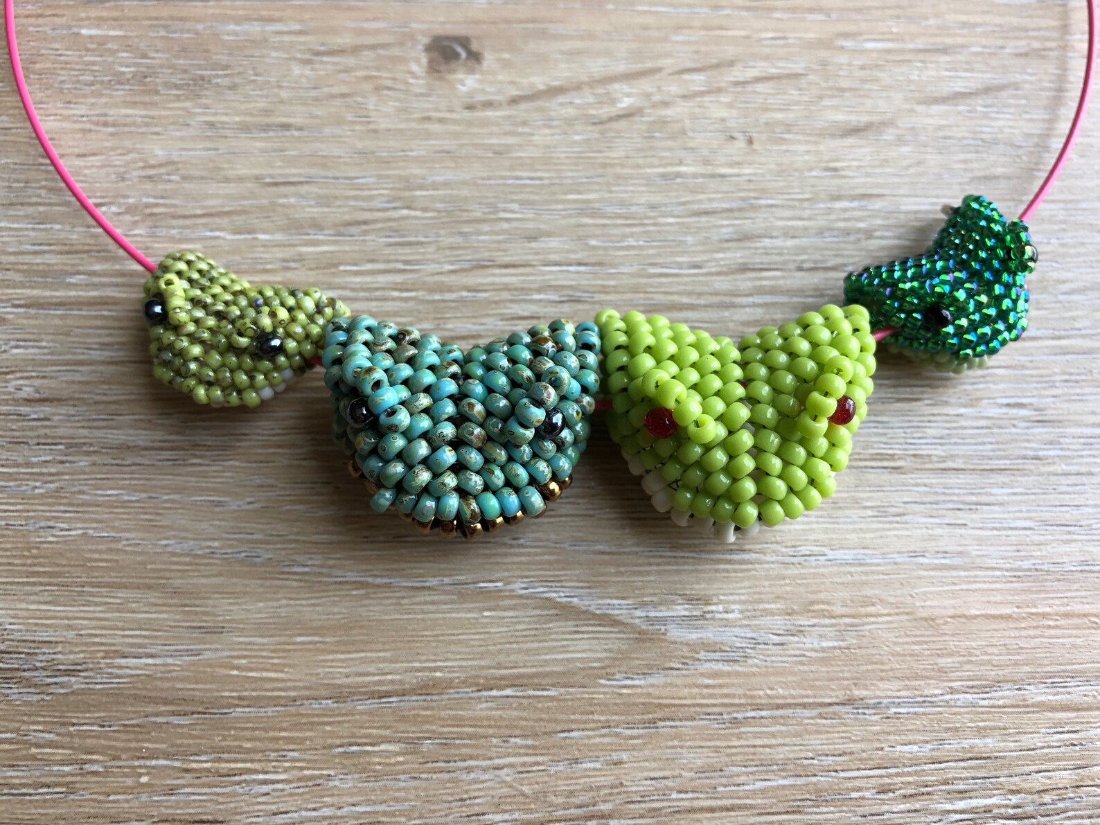 NEW Frog Critter Bead, 3D Peyote Beaded Bead, Geometric Beading Pattern ...