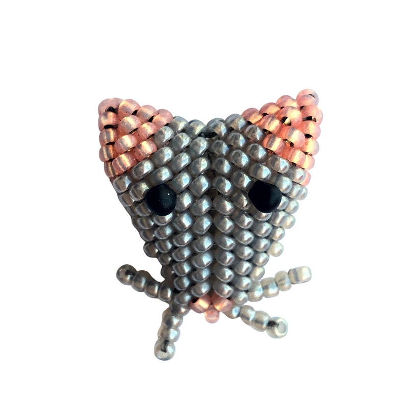 Mouse Critter Bead 3D Beaded Mouse Rat Critter Bead Beading - Etsy