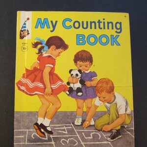 MY COUNTING BOOK Vtg Rand Mcnally Elf 1962 Hb Diane Sherman 1-10 Like ...