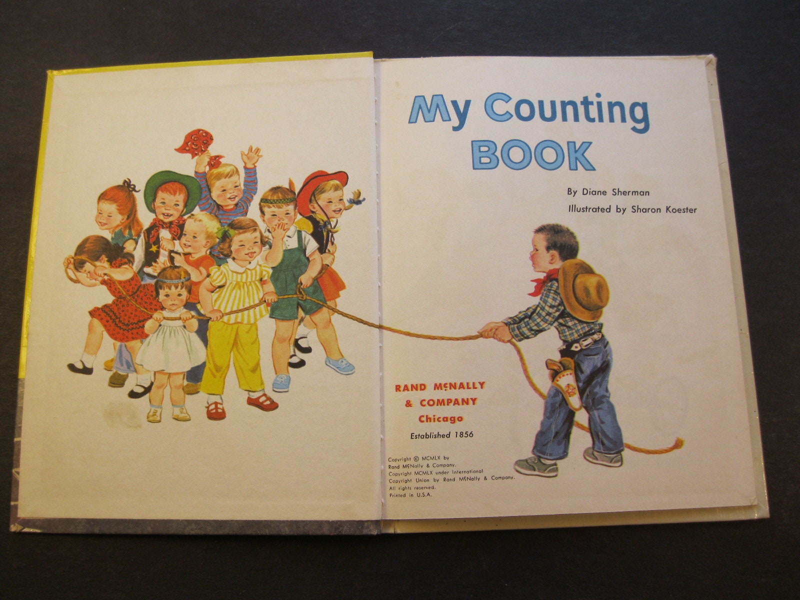 My Counting Book Rand Mcnally Tip Top Elf 1960 Hb Diane Sherman 1-10 ...