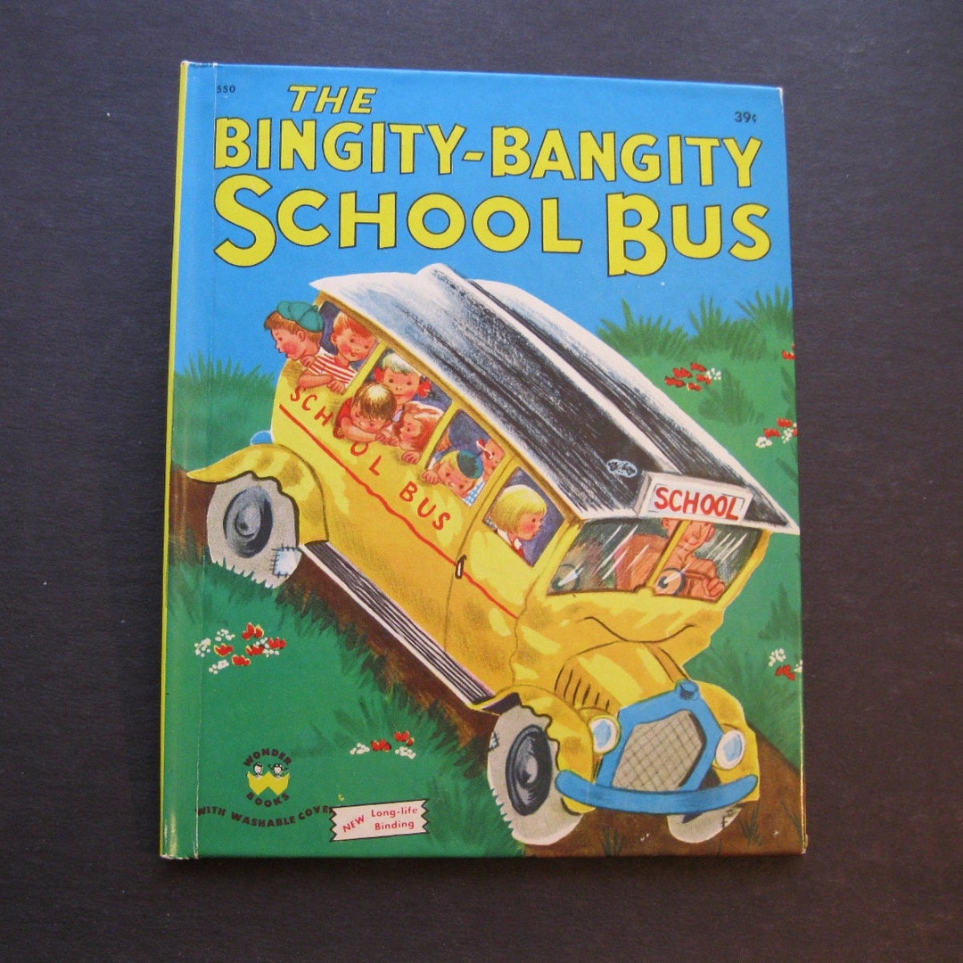The Bingity-bangity School Bus Wonder Books 1950 Hb Fleur - Etsy