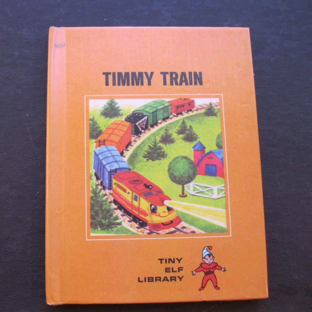 TIMMY TRAIN Rand Mcnally Tiny Elf Library 1968 Hb Craig Moffet Likenew ...