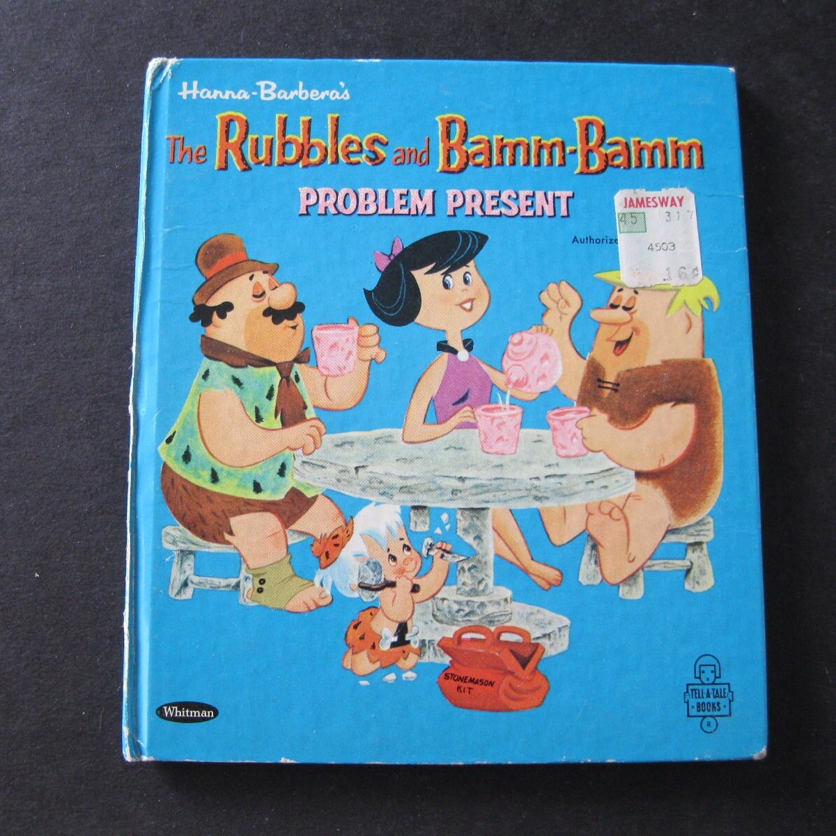 Rubbles And Bamm Bamm Problem Present Vtg Hanna Barbera Flinstones