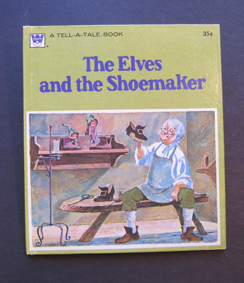 The ELVES and the SHOEMAKER Whitman Tell a Tales 1975 Jim Robison Fairy ...
