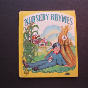 NURSERY RHYMES Vintage 25 Whitman Tell A Tales 1945 Louise Altson VG++ ...