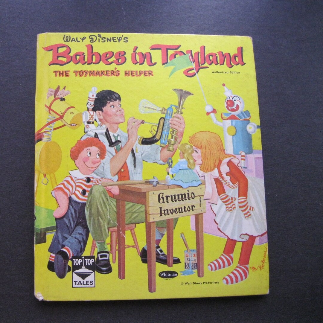 Walt Disney's BABES in TOYLAND the Toymaker's Helper Vtg Whitman Top ...